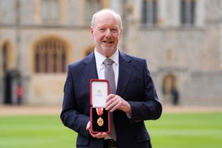 Post Office hero Sir Alan Bates awarded knighthood at Windsor Castle ...