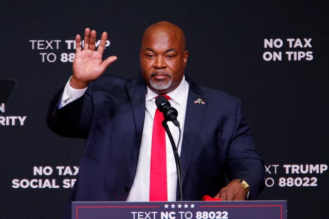 Mark Robinson hospitalized with burns after incident at campaign event ...