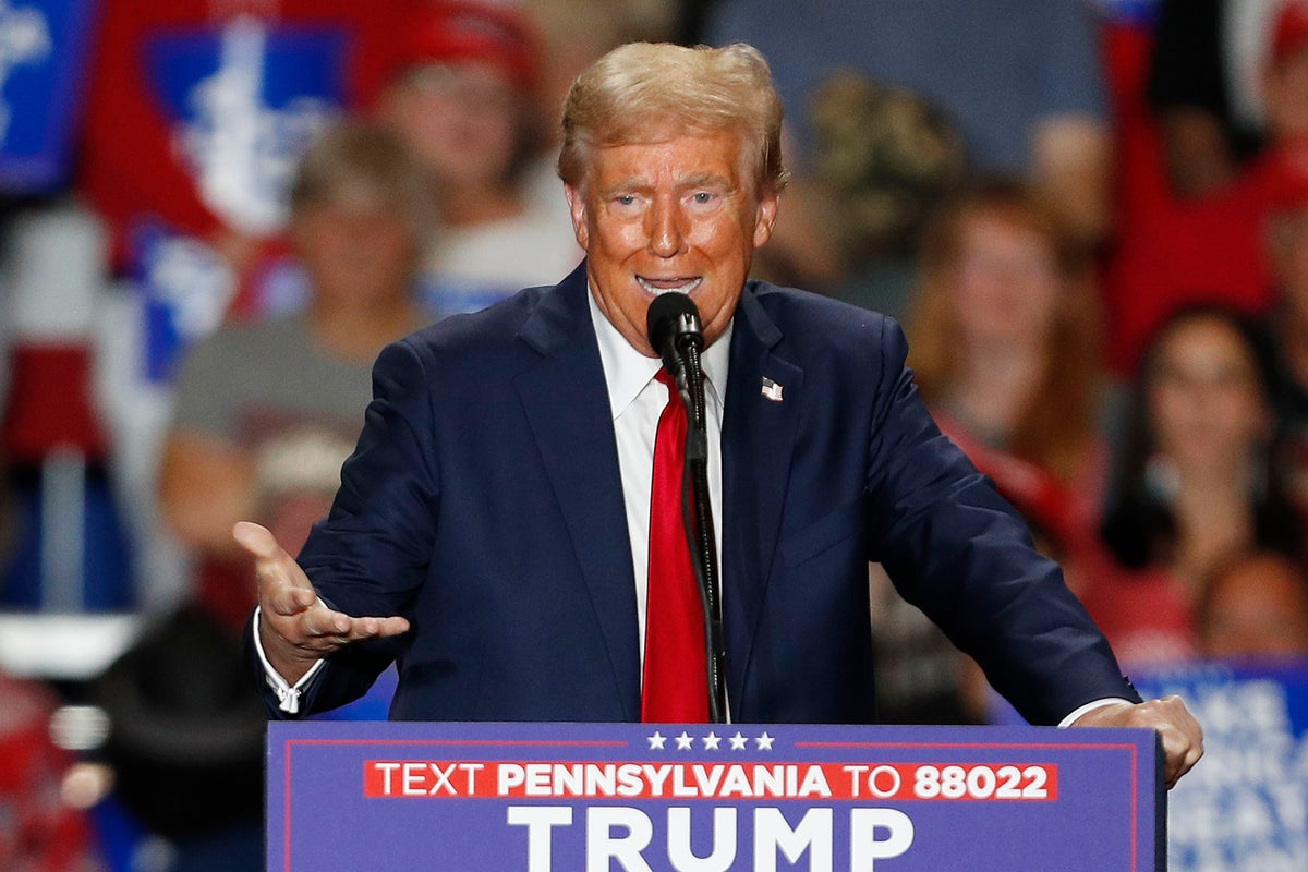 Watch: Trump speaks after Hurricane Helene brings devastation to home ...