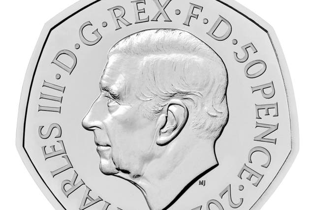 Salmon 50p with King’s portrait leaps to rarest in circulation | The ...