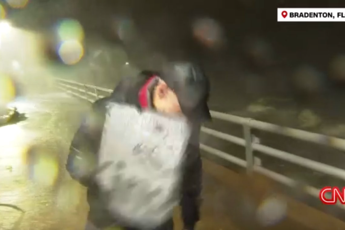CNN viewers concerned after Anderson Cooper is hit in the face during ...