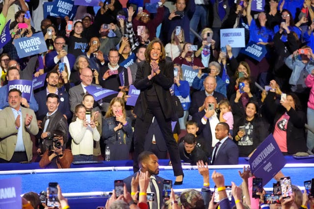 Harris turns Trump’s threats on ‘enemy within’ against him as she ...