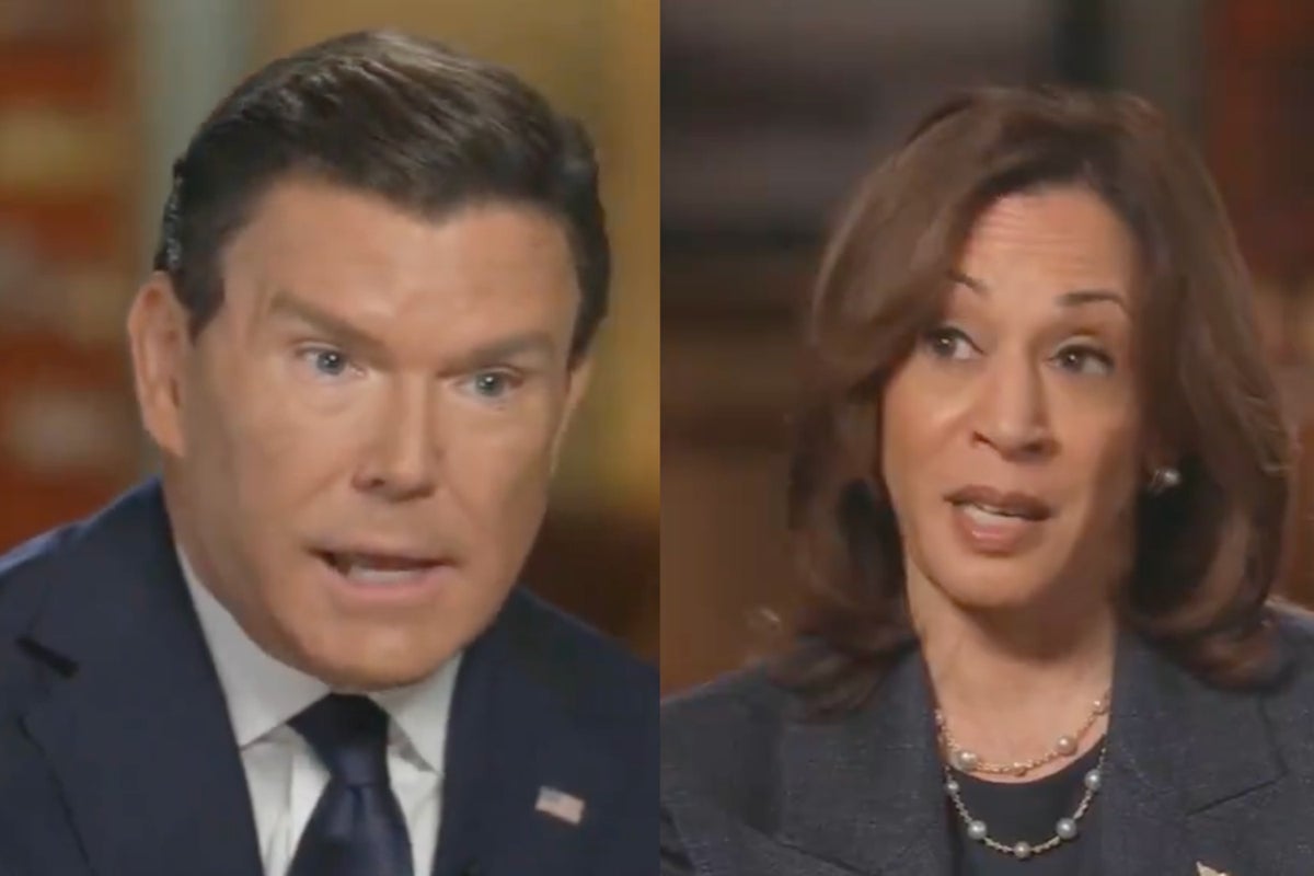 Fox News host Bret Baier criticised for interrupting Kamala Harris ...