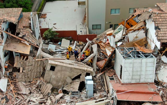 Ten-storey hotel collapse in Argentina leaves one dead and several ...
