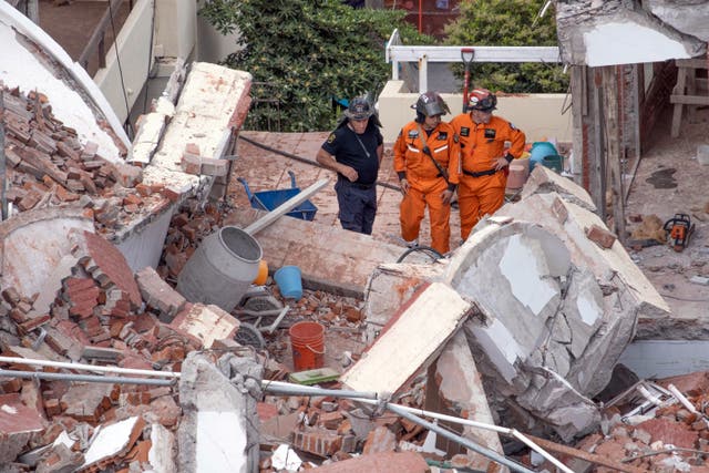 Ten-storey hotel collapse in Argentina leaves one dead and several ...