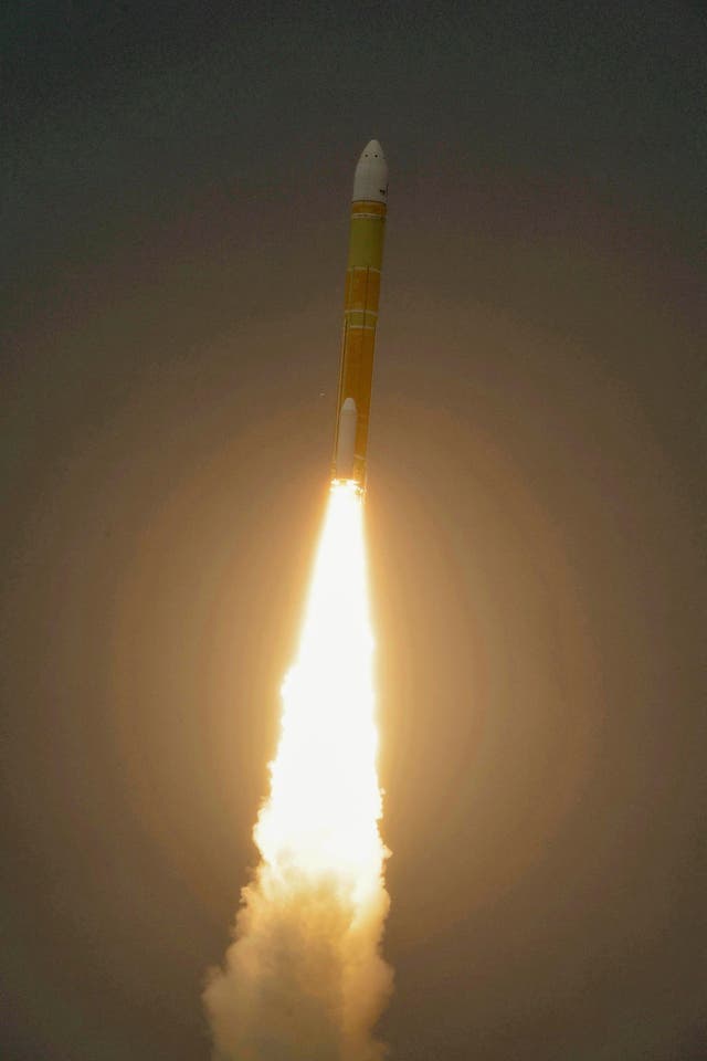 Japan launches a defense satellite carried by a new flagship H3 rocket ...