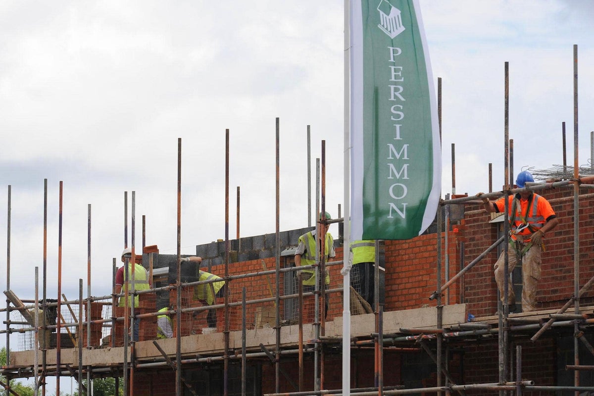 Persimmon cautions over Budget cost hit as home sales fall | The ...