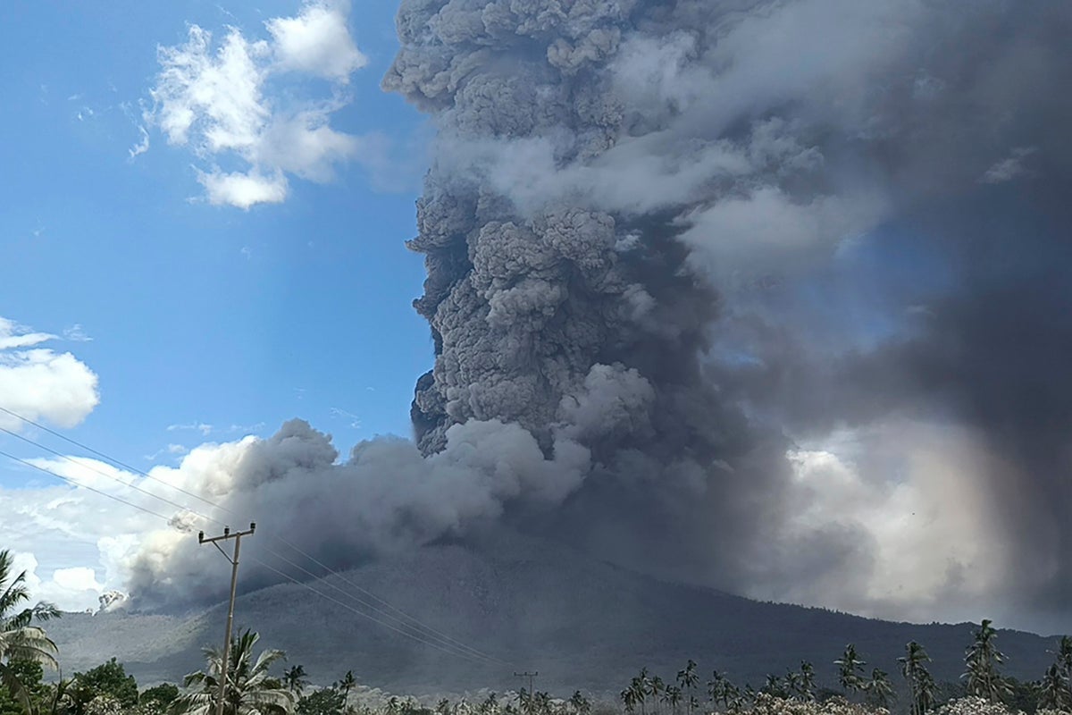 Indonesia’s Mount Ibu erupted at least 1,000 times in January | The ...
