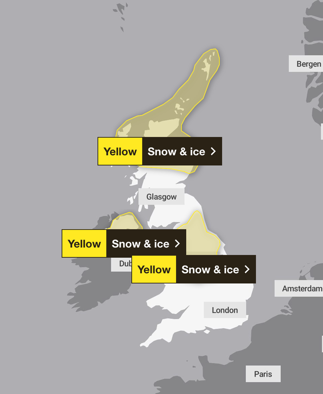 UK Weather: More snow to fall as wintry showers seen across the UK ...