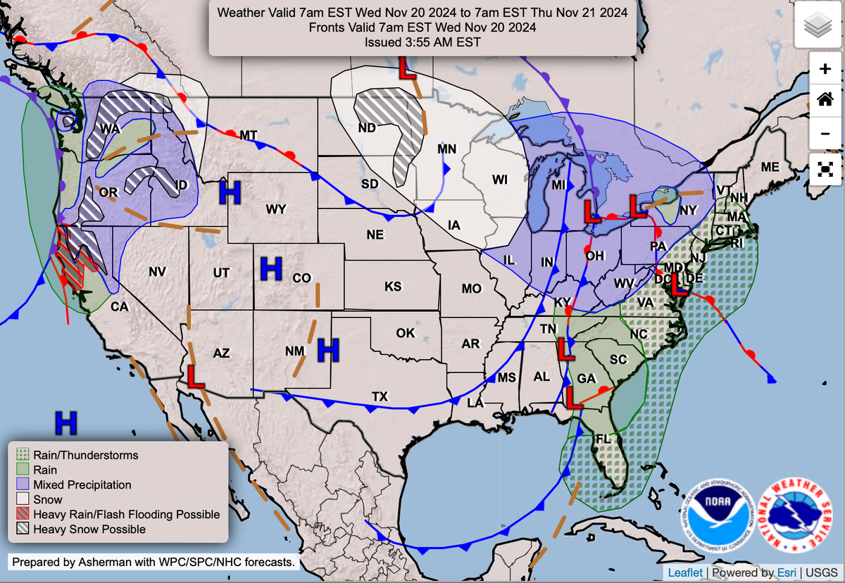 Mapped: Charting path of deadly ‘bomb cyclone’ in Pacific Northwest and ...