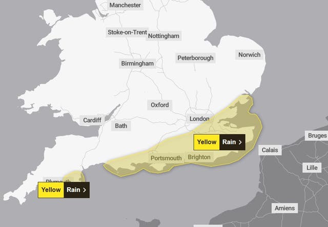 Storm Conall mapped: Which regions will see heavy rain during third ...