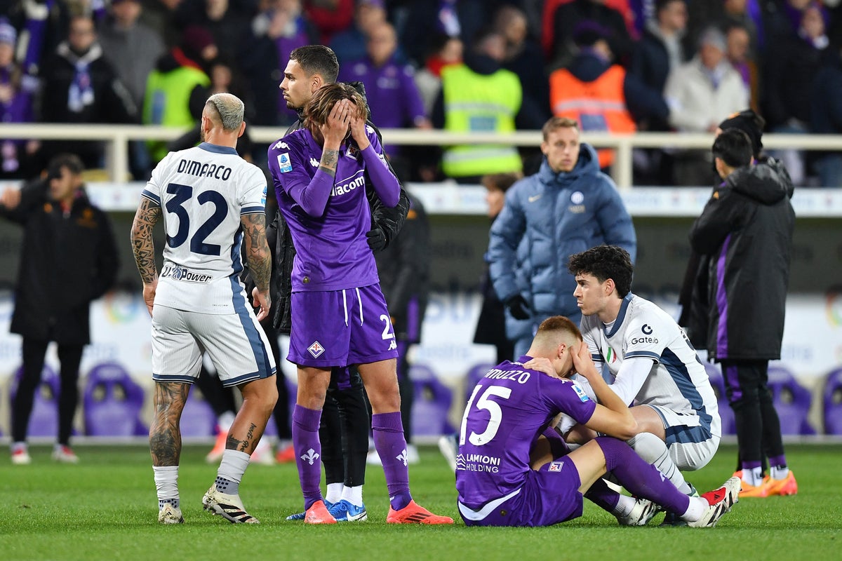 Fiorentina midfielder Edoardo Bove collapses during Serie A match | The ...