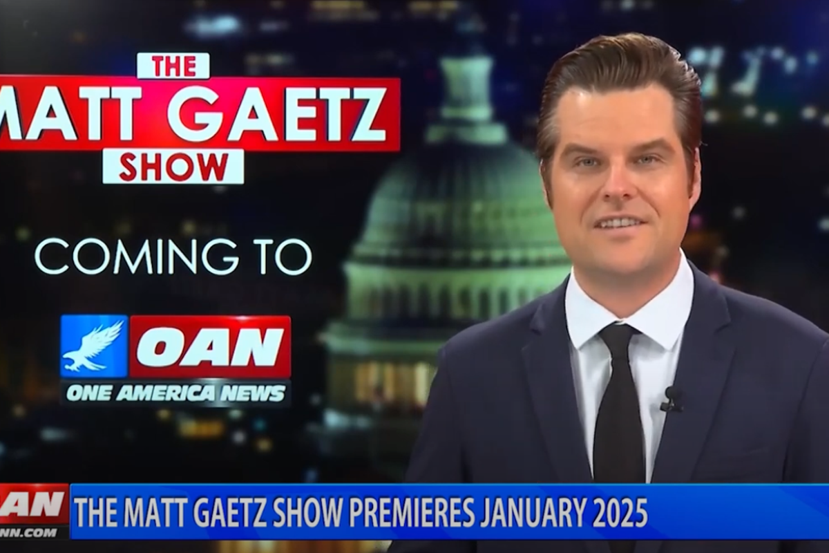 Matt Gaetz is now officially heading to OAN. Will anybody even watch ...