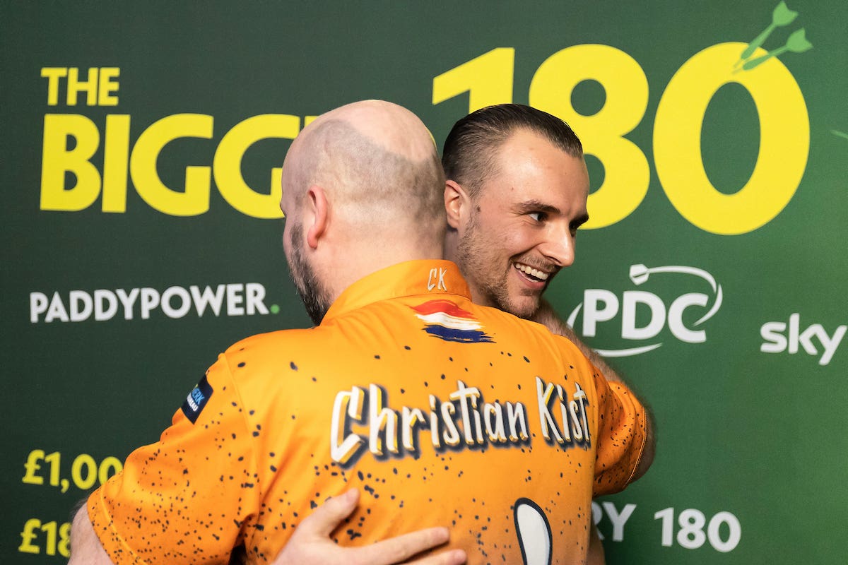 Random darts fan wins £60,000 after Christian Kist throws nine-darter ...