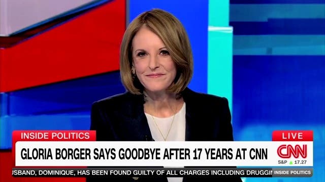 CNN analyst Gloria Borger bids farewell to network after 17 years ...