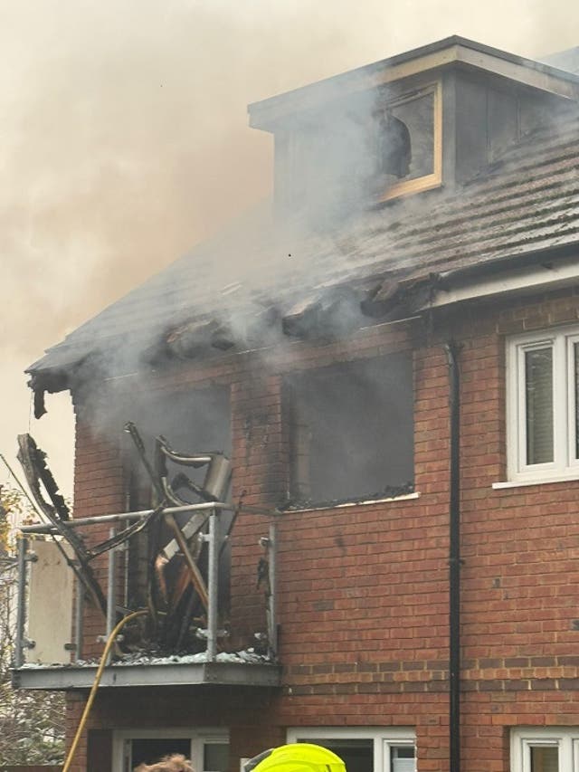 Shocking moment e-bike explosion destroys family home days before ...
