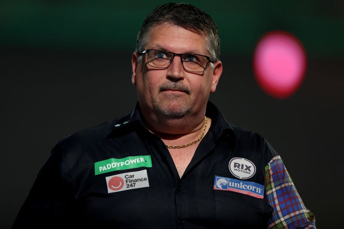 Two-time champion Gary Anderson bows out of World Darts Championship in ...
