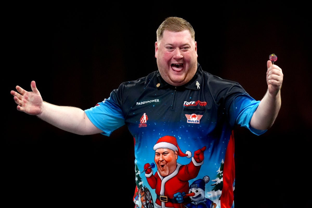 Ricky Evans revels in World Darts Championship glory: ‘You’ve made a fat guy very happy’ | The ...