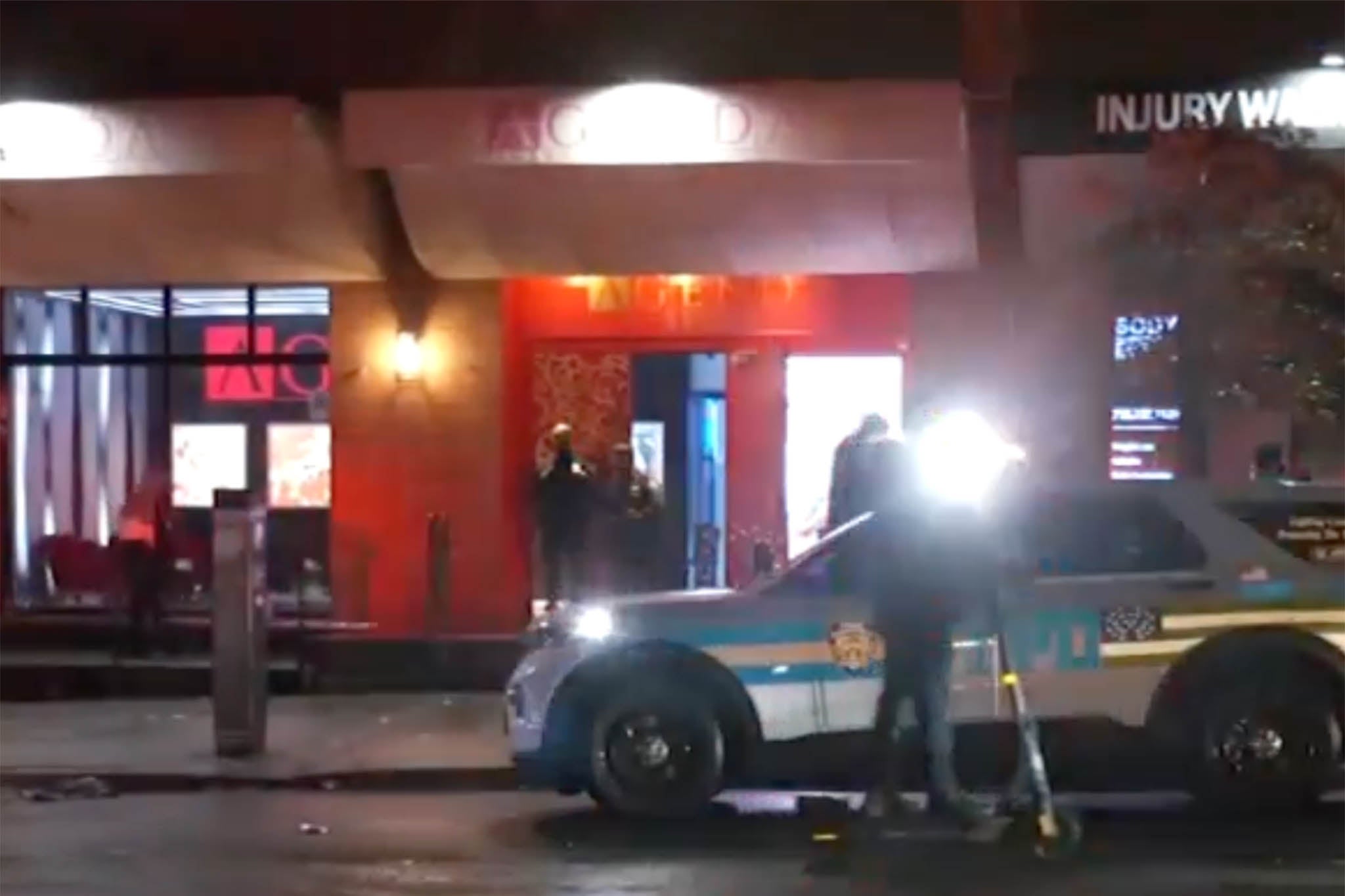 Ten people injured in first mass shooting of 2025 outside of New York ...