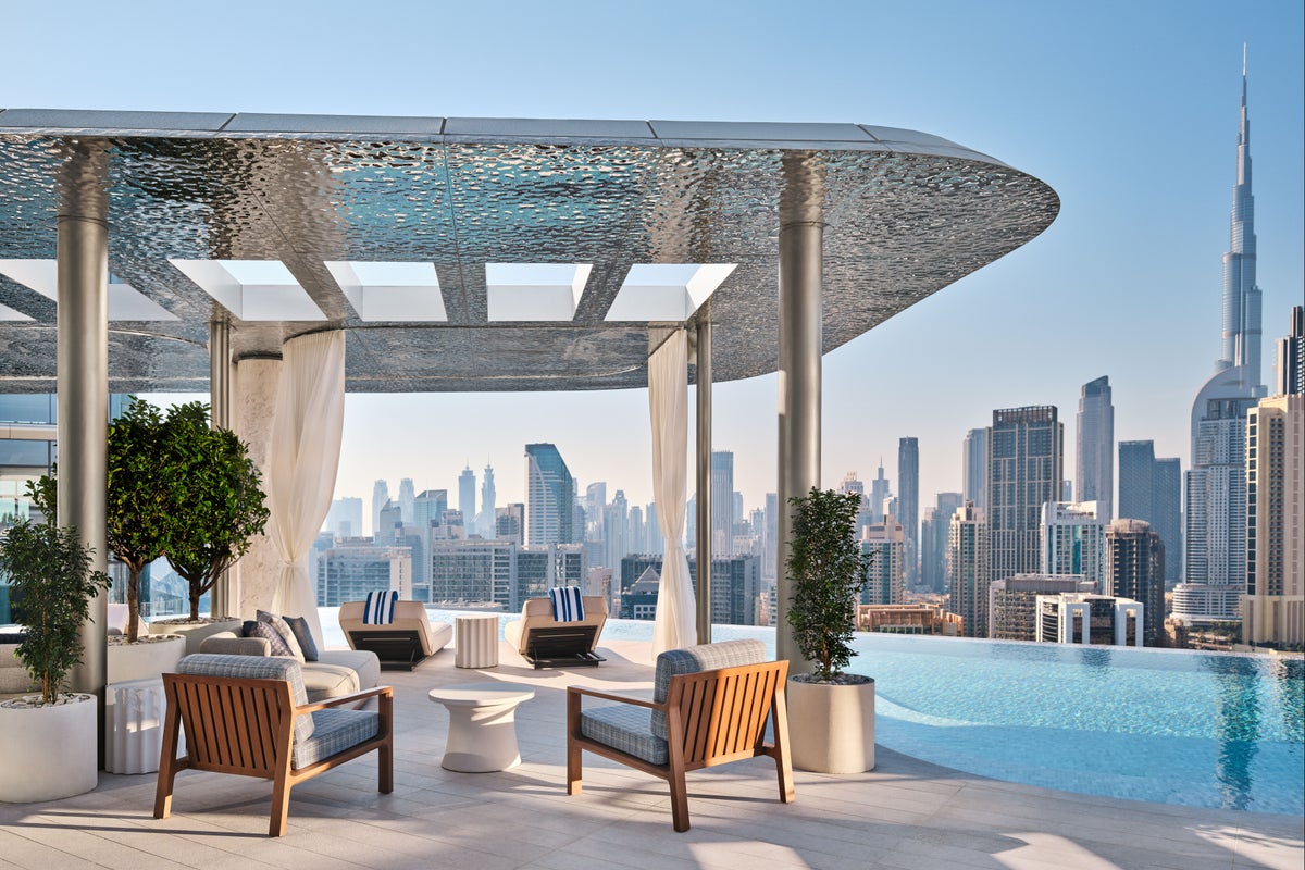Suite Burj Khalifa First Armani Hotel Opens In Dubai's Burj Khalifa