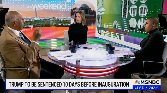 MSNBC panel erupts into laughter reading Trump weekend rant about being ...