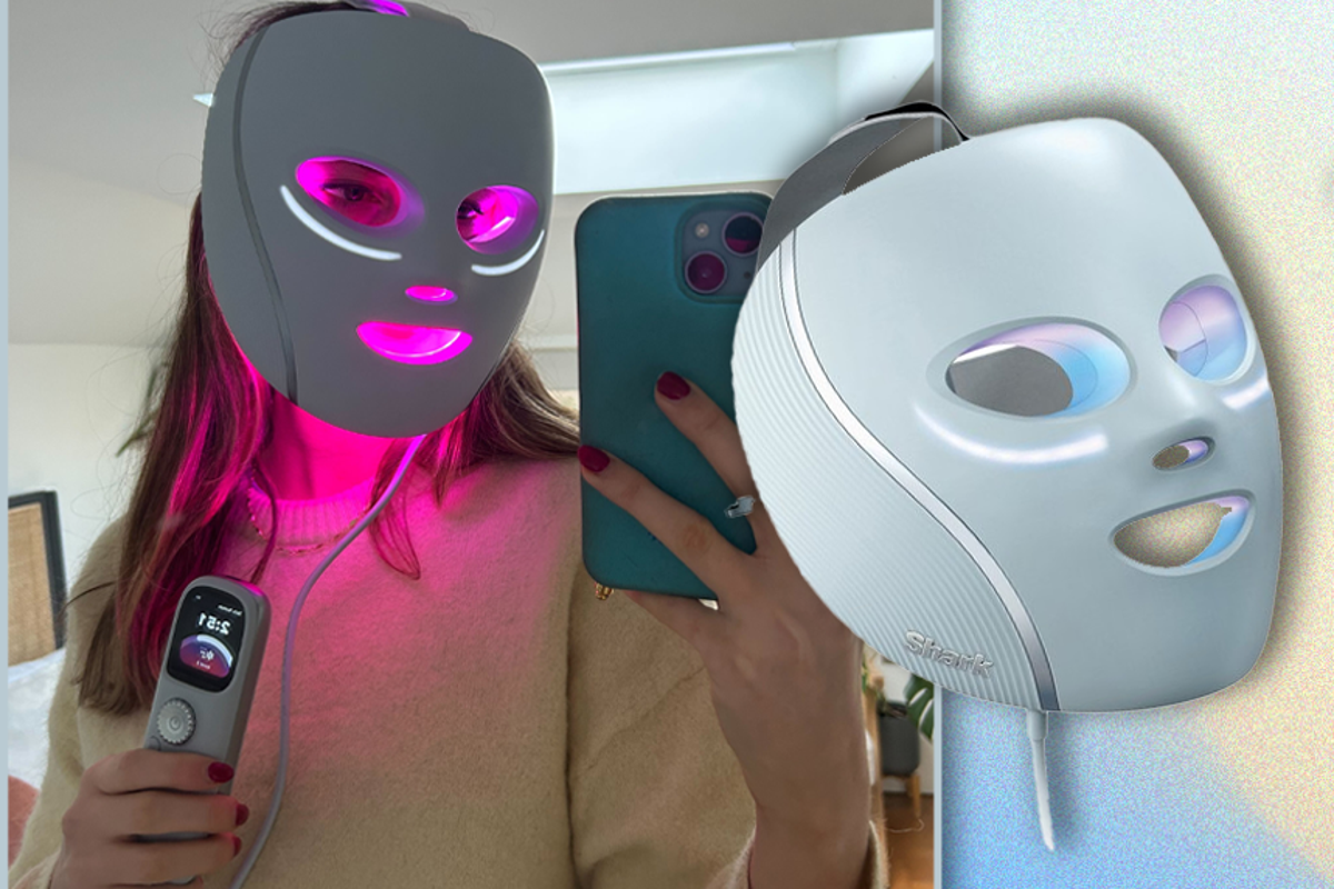 I’ve been testing this Shark LED face mask and it’s a miracle worker ...