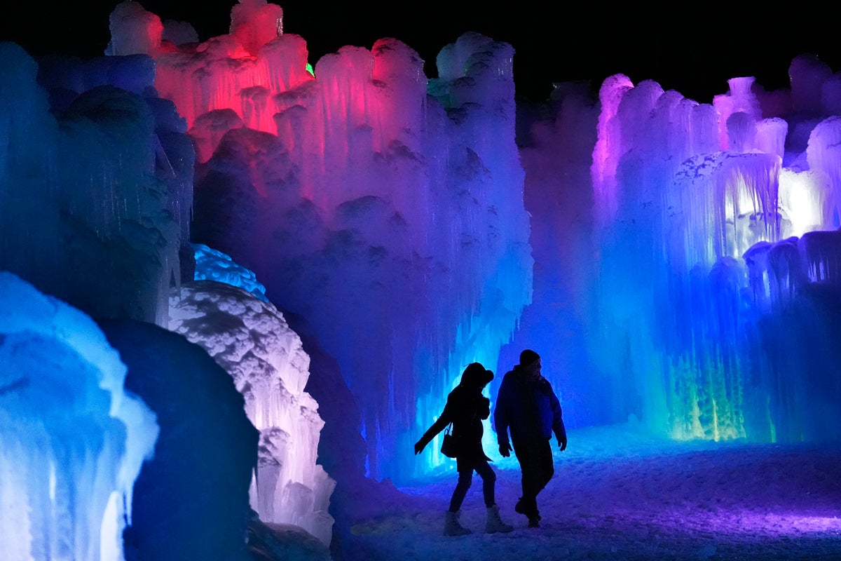 The ice castles dazzling residents across the US | The Independent