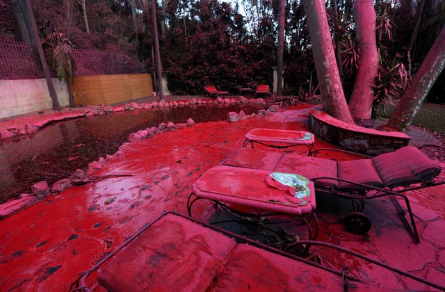 Why is LA turning pink after wildfires? Colorful powder on cars and ...