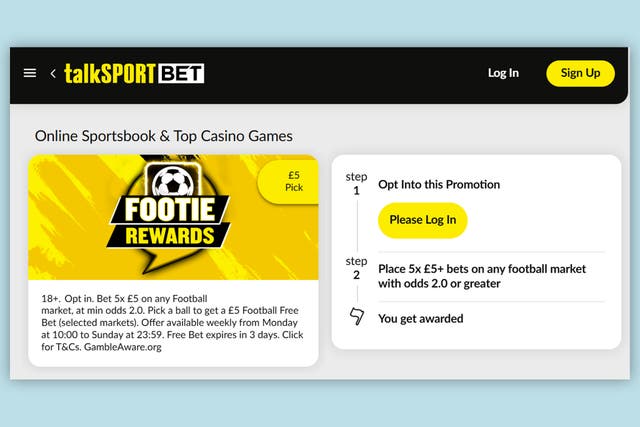 Free Bets UK | Best Free Bet Offers 2025 | The Independent