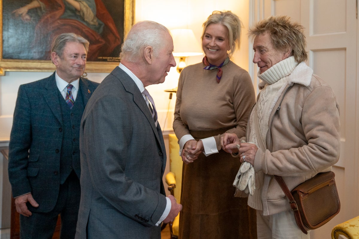 Sir Rod Stewart joins King Charles to launch 35th anniversary ...