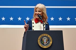 Kellyanne Conway digs out bizarre ‘revolutionary’ outfit from 2017 for ...