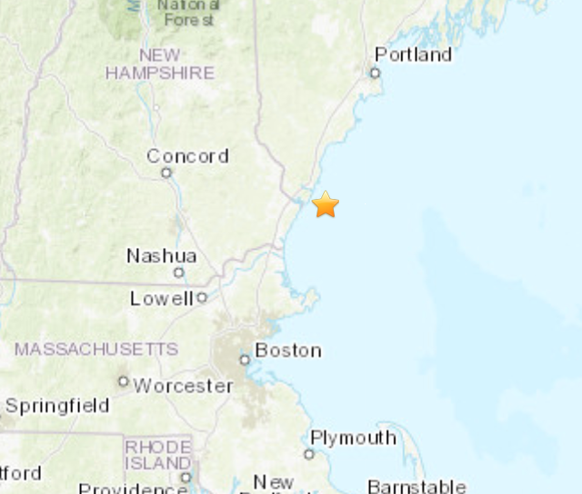 Magnitude 3.8 earthquake strikes New England - with shaking felt in ...