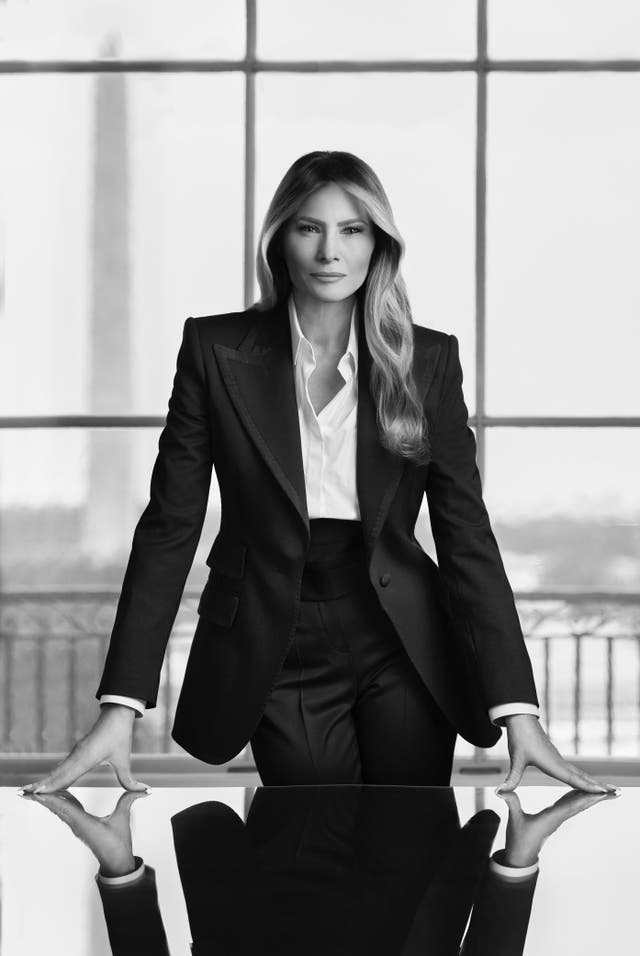 ‘This looks like a Suits promo photo’: Melania Trump’s new First Lady ...