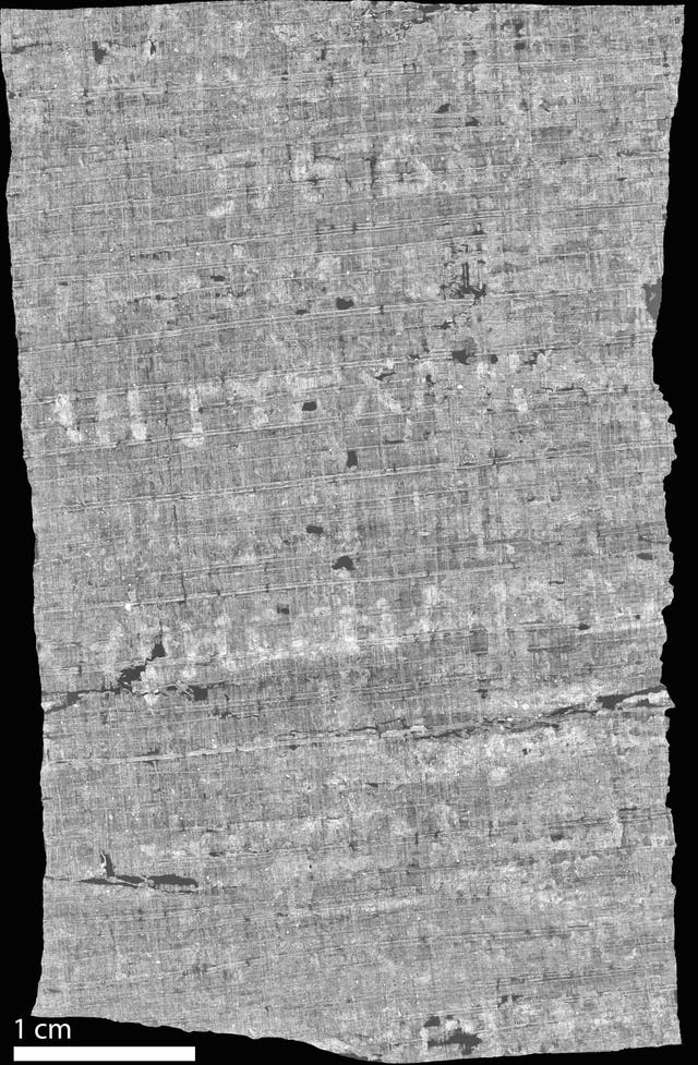 Badly burnt scroll digitally unwrapped to provide first look in 2,000 ...