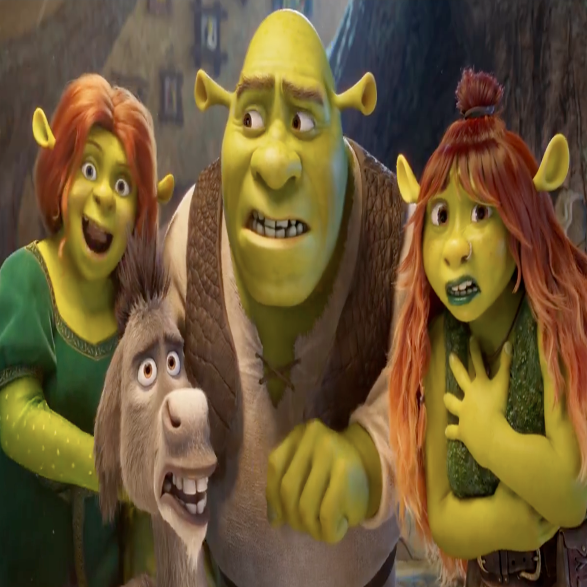Shrek En Fiona En Baby's
