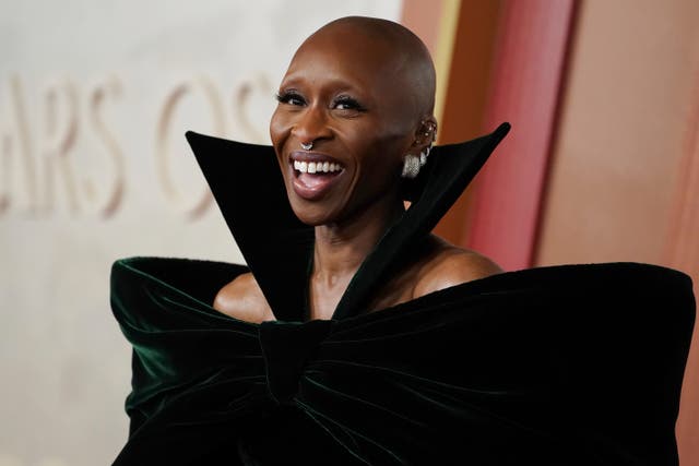 Cynthia Erivo honours her Wicked character in bold Oscars red carpet ...