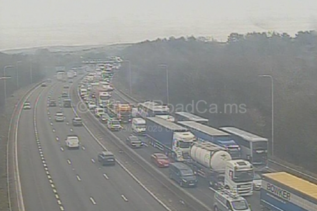 Heavy M62 traffic delays after man dies in motorway crash | The Independent