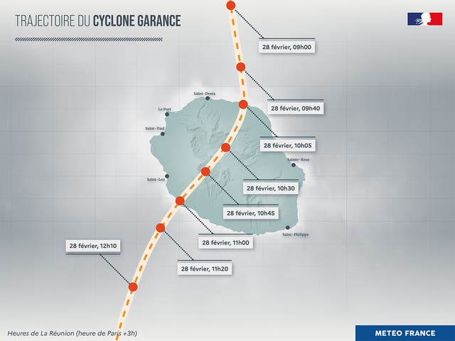 Cyclone Garance: Reunion Island declares state of emergency after five ...