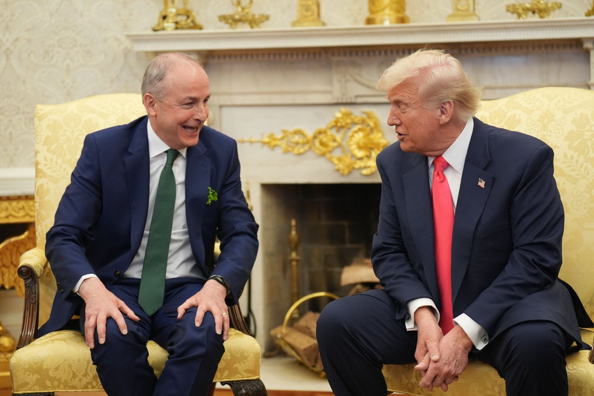 ‘I love the Irish’, Donald Trump tells shamrock ceremony in Washington ...