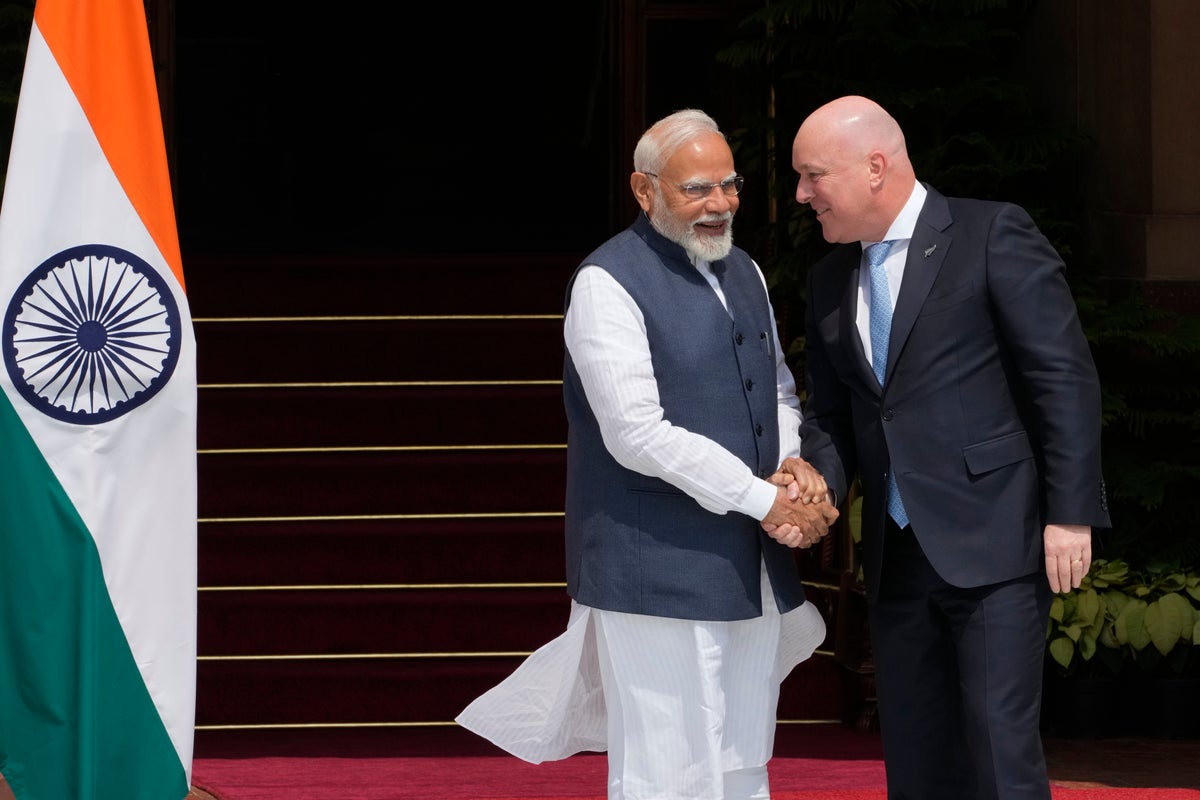 India and New Zealand revive free trade talks after a decade as Luxon ...