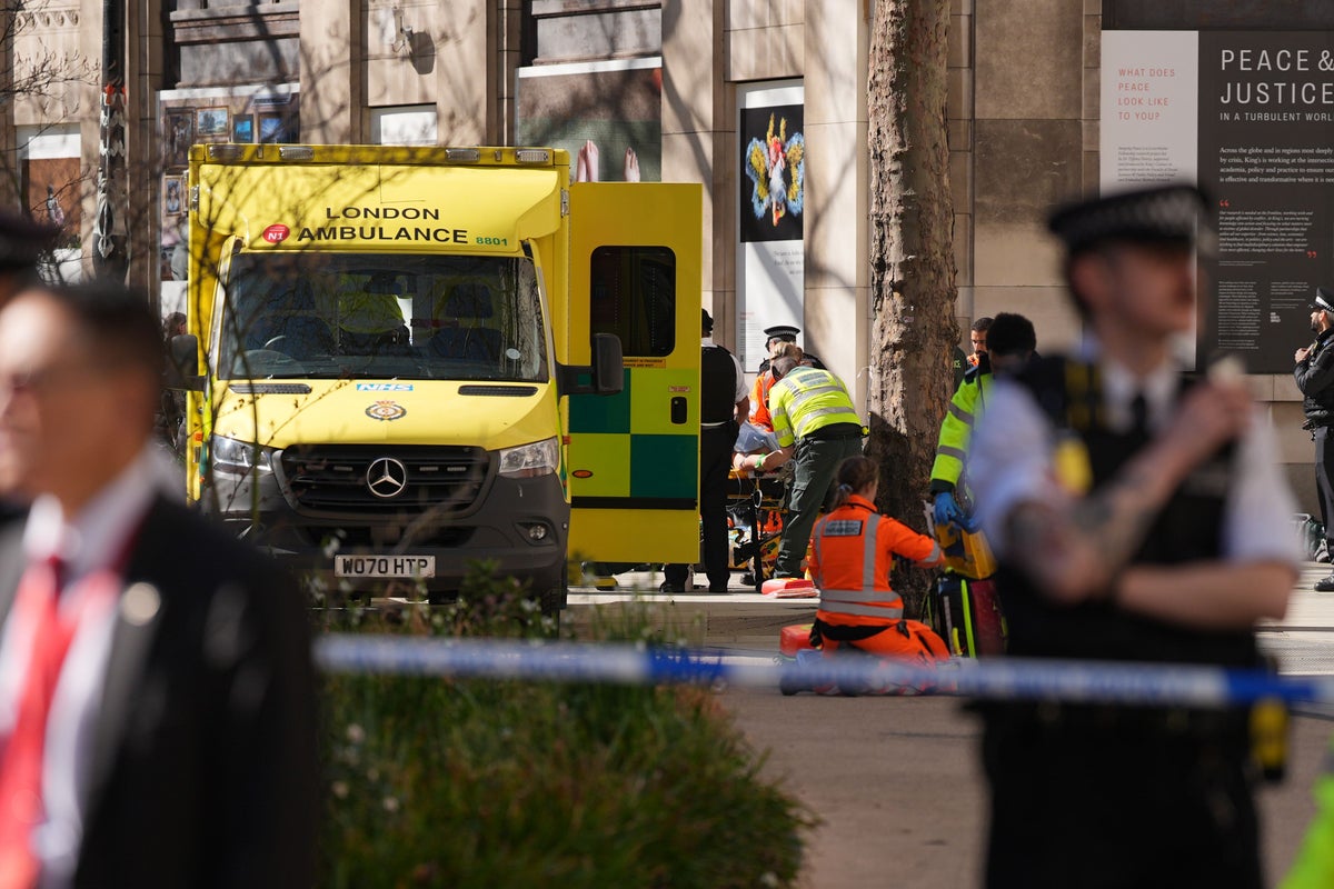 Screams heard after van crash in central London which left one woman ...