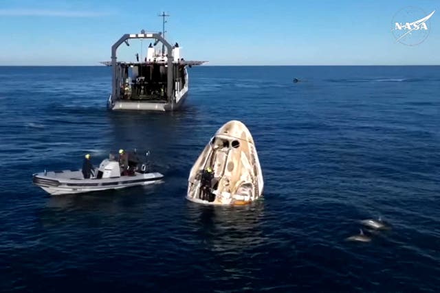 Nasa astronauts who spent nine months in space return to Earth — and ...