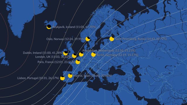 Solar eclipse 2025: When is it and how to see it from UK and around the ...
