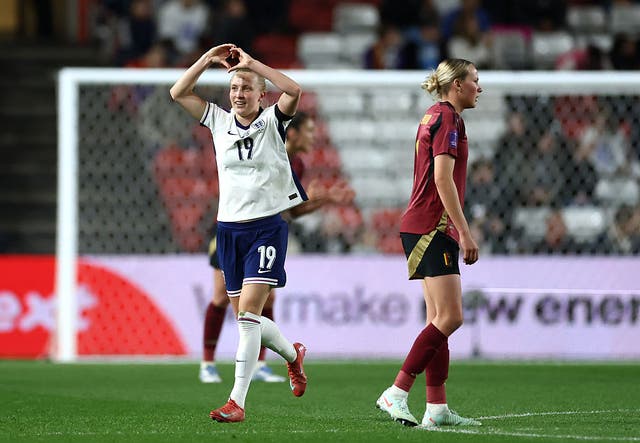 Sarina Wiegman pleased to see England picking up momentum in Belgium ...