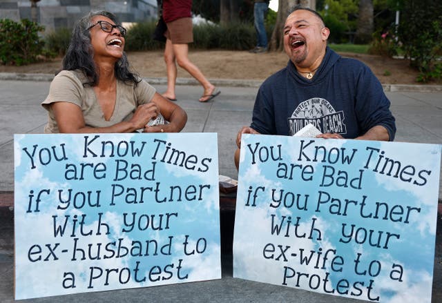 Best signs from the Hands Off protests denouncing the Trump ...