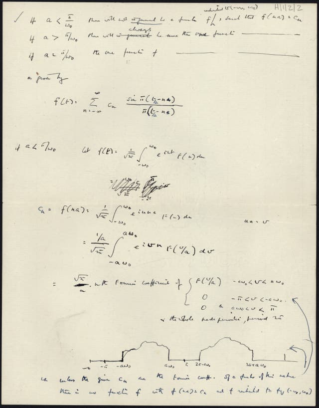 Secret notebooks written by Alan Turing during WWII saved for the ...