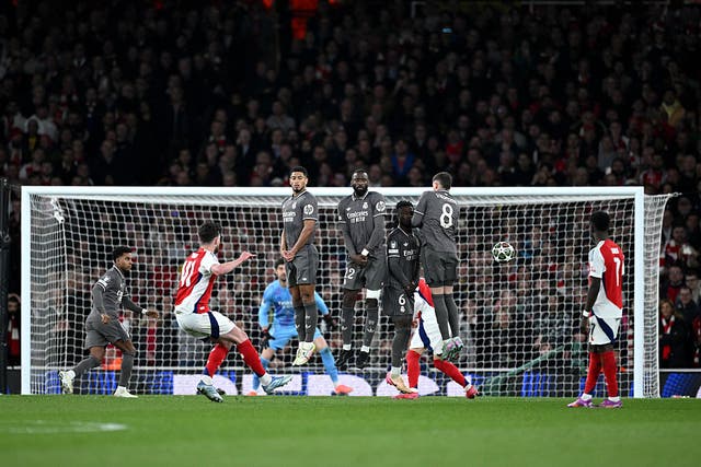Breaking down Declan Rice’s ‘magical’ free-kicks against Real Madrid ...