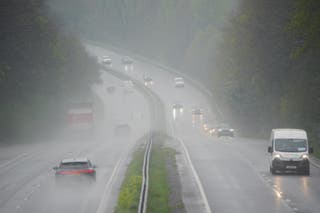Storm Claudia map: Where 150mm of rain could fall today as flood and ...