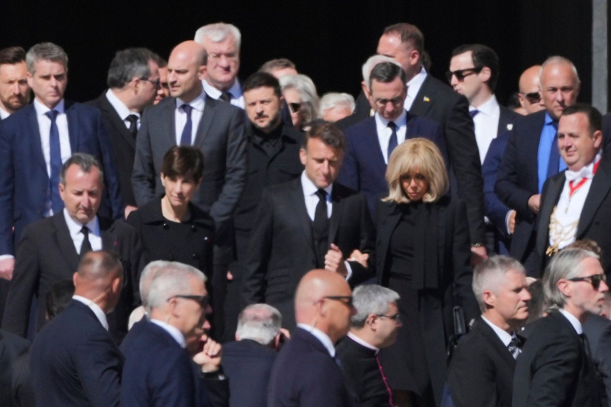 World leaders pay their respects at Pope Francis’s funeral | The ...