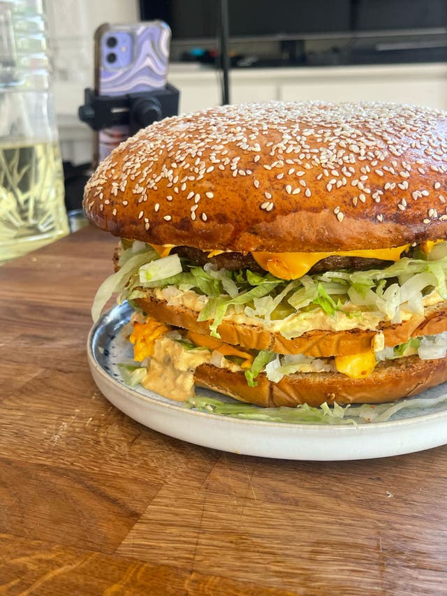 TikTok chef Phoenix Ross of But Bigger makes giant Creme Egg the weight ...